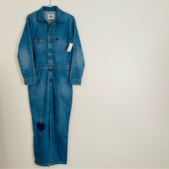 Lee | Jeans | New Lee Unionalls Vintage Look Denim Blue Long Sleeve ...